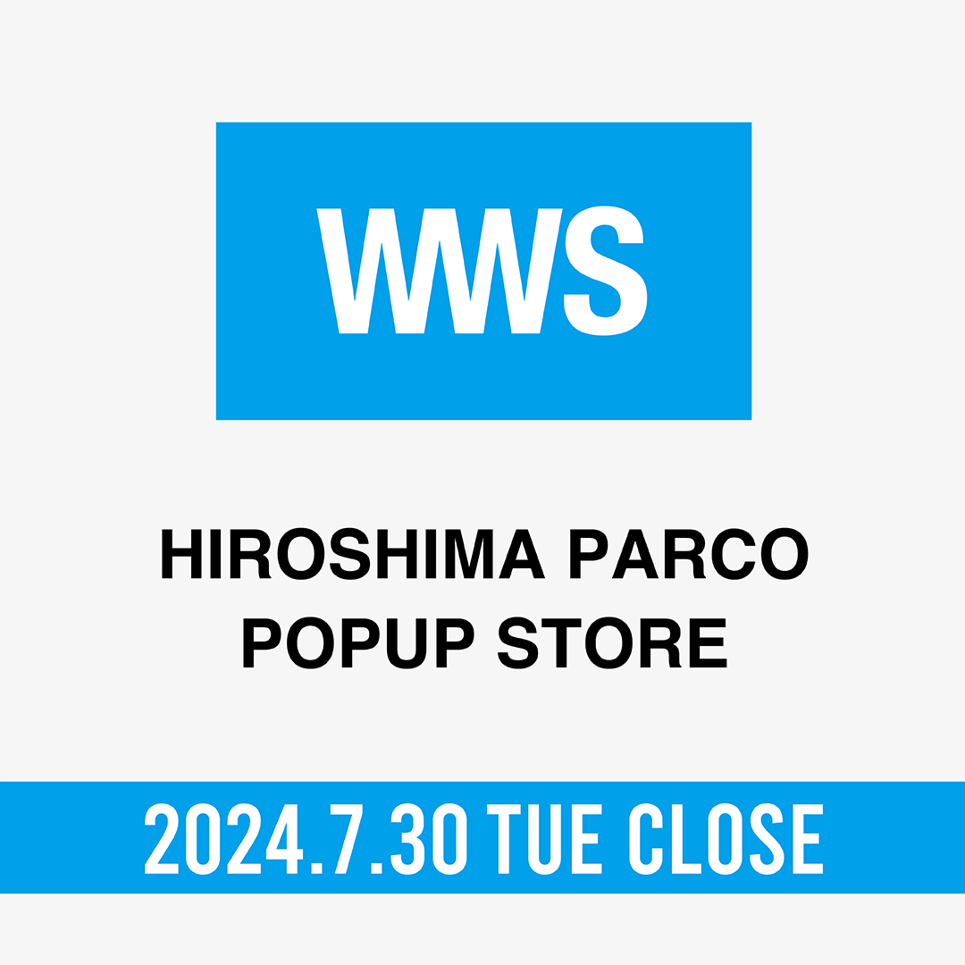 WWS広島PARCO店まもなく終了 -WWSワークウェアスーツ公式オンラインストア