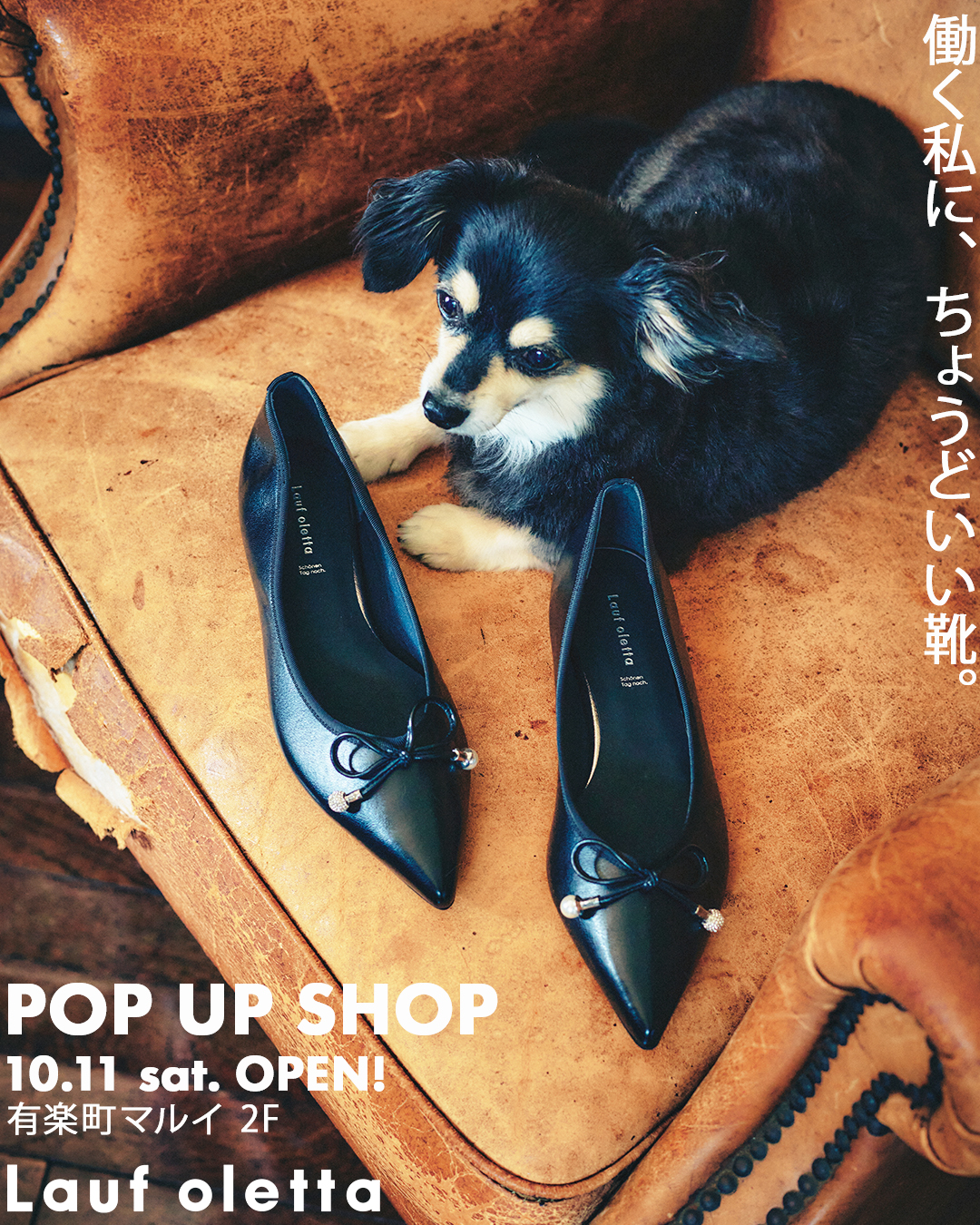 POP UP SHOP】2025年10月11日 有楽町マルイOPEN！ -レディースシューズ